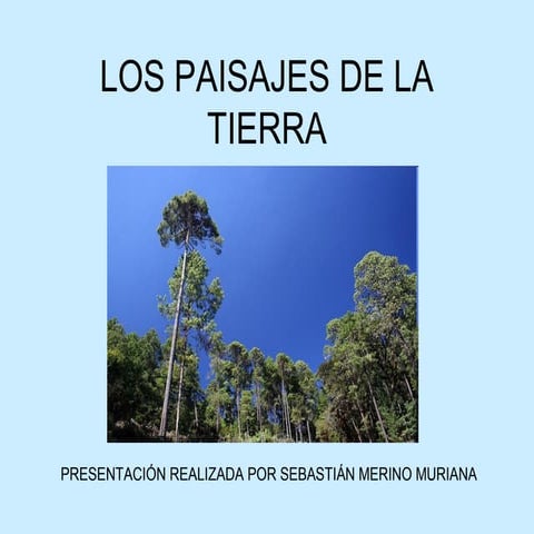 Los paisajes de la Tierra | PPT