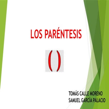 LOS PARÉNTESIS en el uso del idiona español.pptx