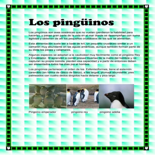 Los pingüinos | DOCX
