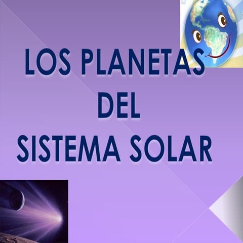 Los planetas del sistema solar | PPTX