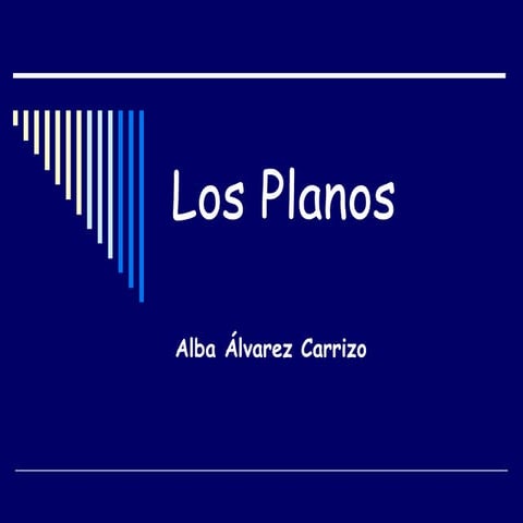 Los planos | PPT