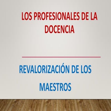 LOS PROFESIONALES DE LA DOCENCIA, EDUCACION PRIMARIA.pptx