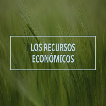 Recursos Económicos de Centro América 2 | PPT