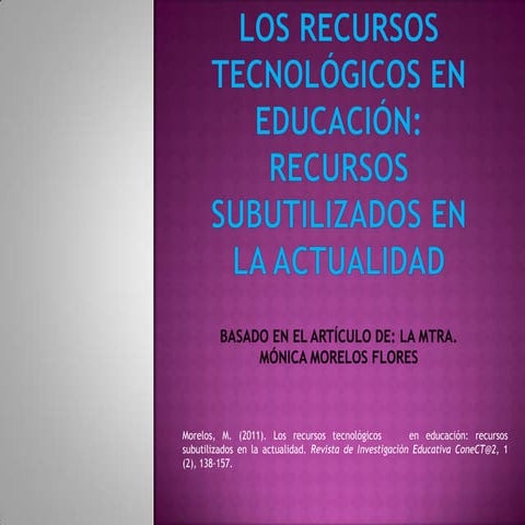 La computacion en la educacion | PPTX