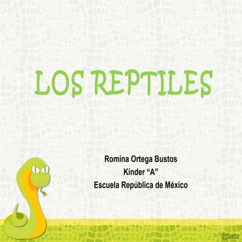 Los reptiles | PPT