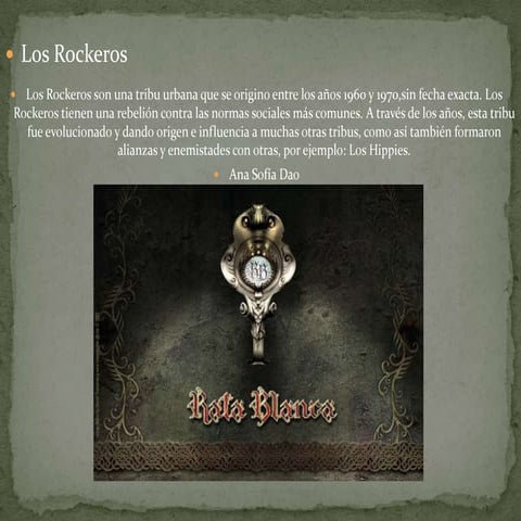 Los Rockeros (mejorado) | PPTX
