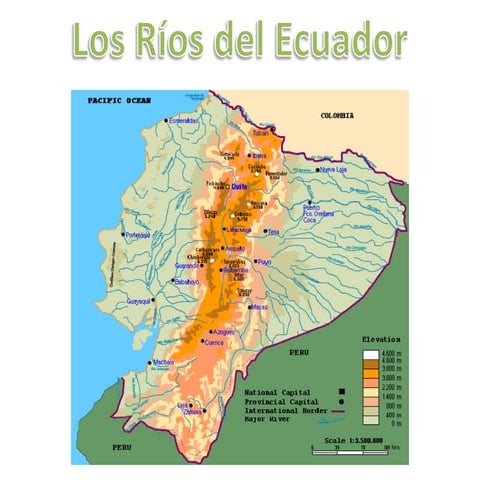 Los ríos del ecuador | PPTX