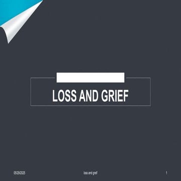 power point presentation on LOSS AND GRIEF.pptx