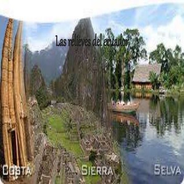 las relieves del ecuador | PPTX