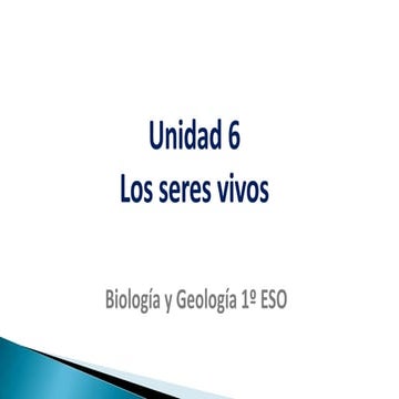 Los seres vivos 1: Introducción | PPTX