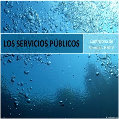 Los Servicios Públicos Ppt