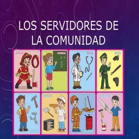 Los servidores de la comunidad | PPTX