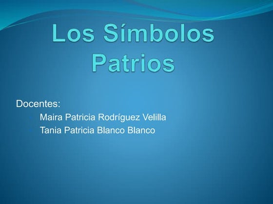 Simbolos patrios de Centro America | DOCX