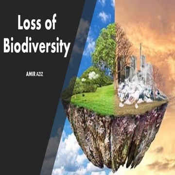 Loss of biodiversity | PDF