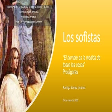 Los sofistas | PDF
