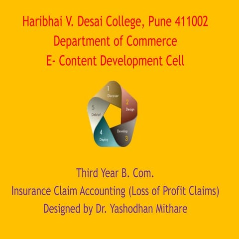 Loss of profit Problem No. 2 | PPTX