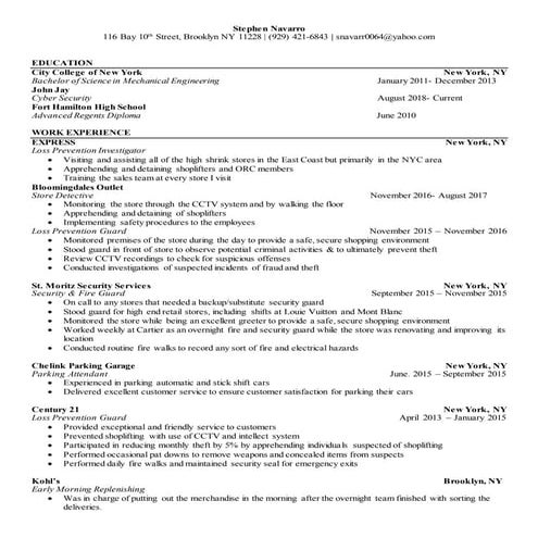 Loss Prevention Investigator | PDF