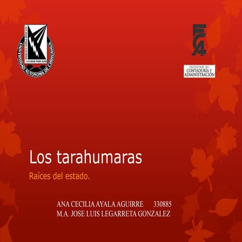 Los tarahumaras | PPTX