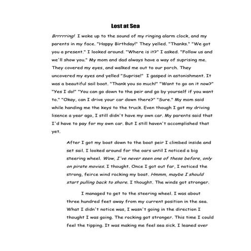 Lost at sea | RTF