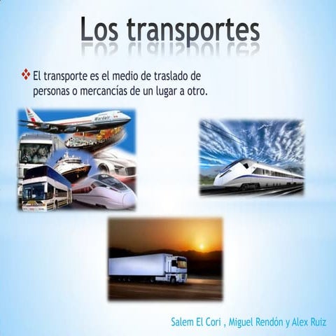 Los transportes | PPT