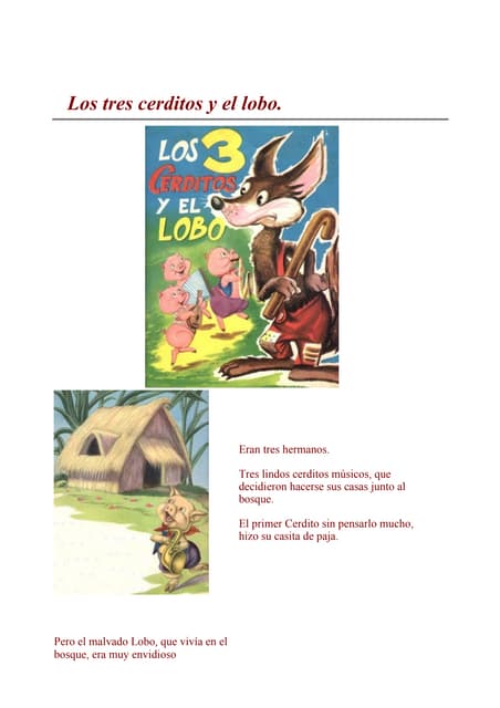 Los 3 cerditos | PPTX