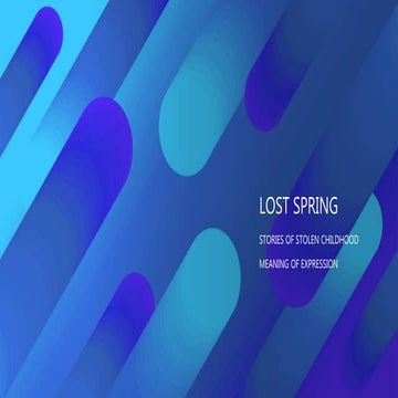 Lost spring 1 (1) | PPTX
