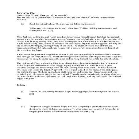 Lotf practice essay 2 | DOCX