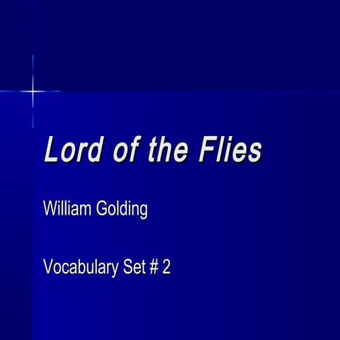 Lotf vocab set2_notes | PPT