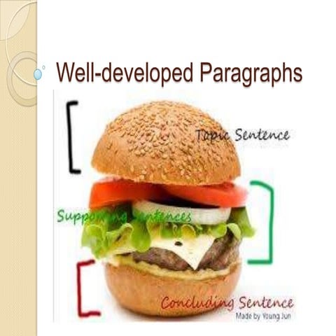 Lotf well developedparagraphs | PPTX