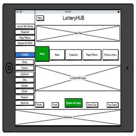 Lottery hub ziosk wireframes (1) | PDF