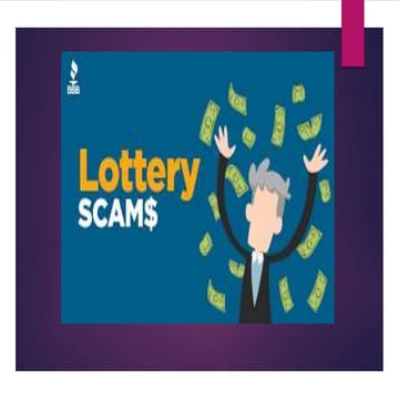 Lottery scam | PPTX