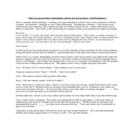 Lottery Ticket Strategy | PDF