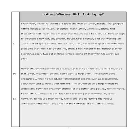 Lottery winners check | PDF | Lotteries and Scratchcards | Shopping