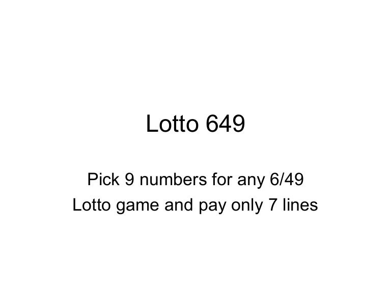 Lotto 649