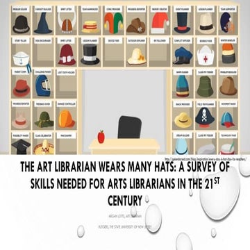 The Art Librarian Wears Many Hats: a survey of skills needed for art ...