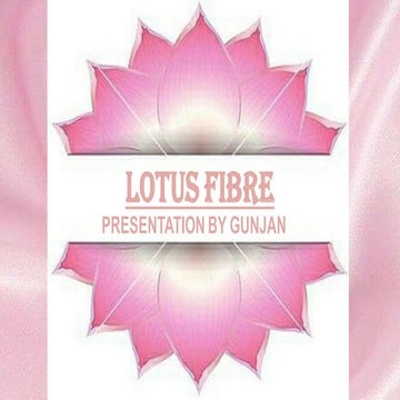 Lotus fibre | PDF