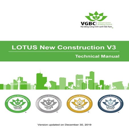 Hệ thống tiêu chí công trình xanh LOTUS New Construction v3 - Technical ...