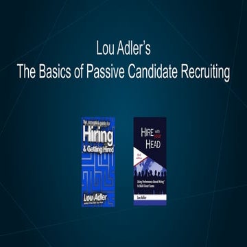 How To Handle Passive Candidate Objections | Talent Connect London 2013 | PPT | Resume Writing ...