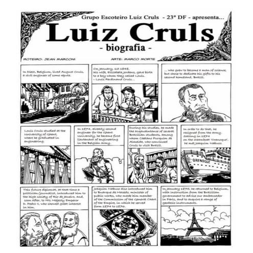 Louis Cruls cartoon biography | PDF
