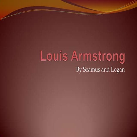 Louis armstrong | PPT