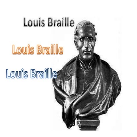 Louis Braille courage project | PPT