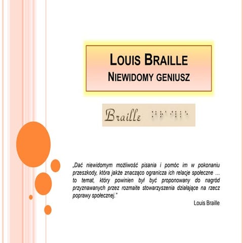 Louis braille | PPT