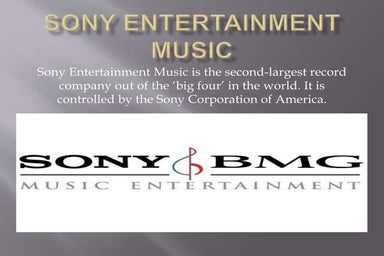 Sony Music Entertainment Logo Png