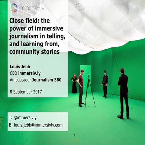 Close Field: Immersive Storytelling as a Tool for Telling, and Learning ...