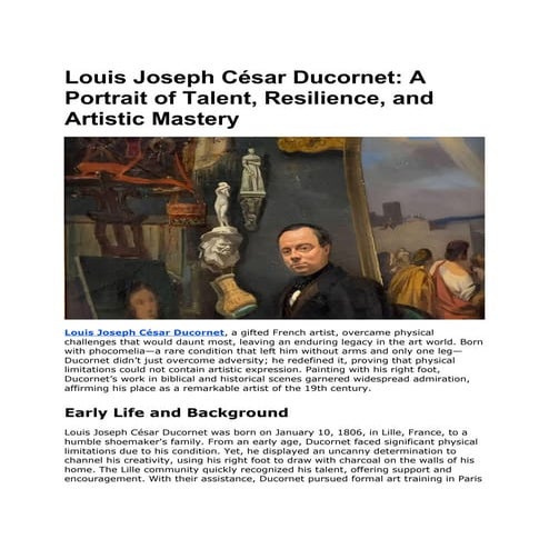 Louis Joseph César Ducornet_ The Armless Wonder of Artistry.docx