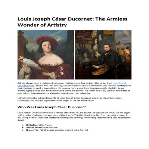 Louis Joseph César Ducornet_ The Armless Wonder of Artistry.docx