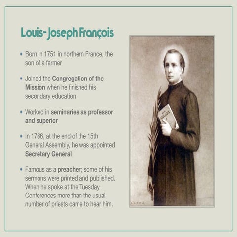 Blessed Louis-Joseph Francois, C.M. | PPT