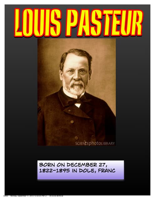 Louis Jean Pasteur | PDF