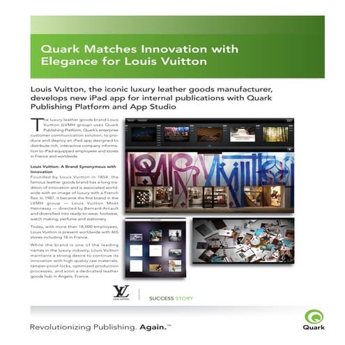 Louis Vuitton Case Study | PDF