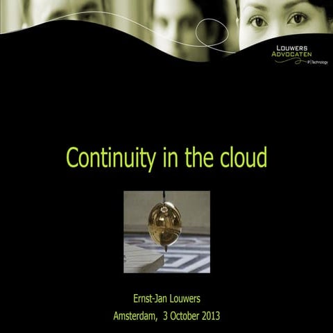 Source code escrow and continuity in the cloud | PDF | Cloud Computing | Internet